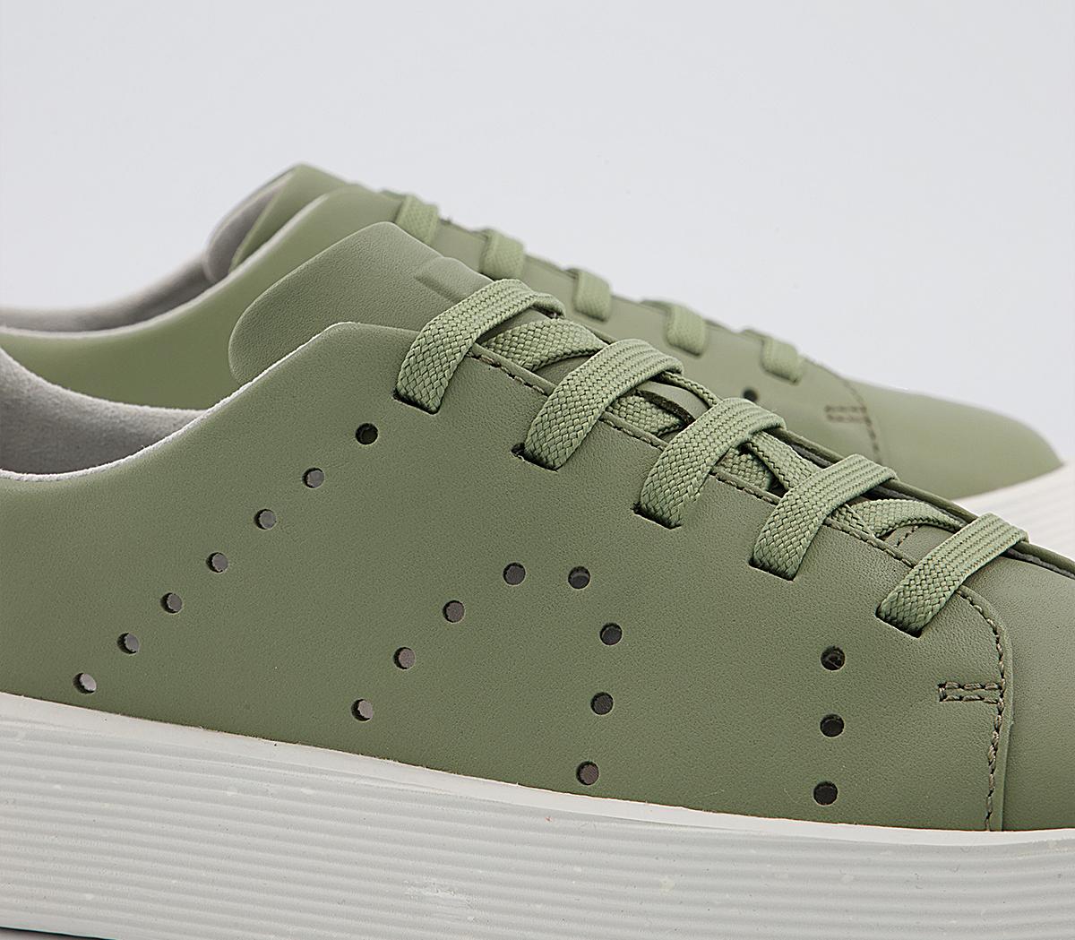 Camper Courb Trainers Medium Green - Flat Shoes for Women