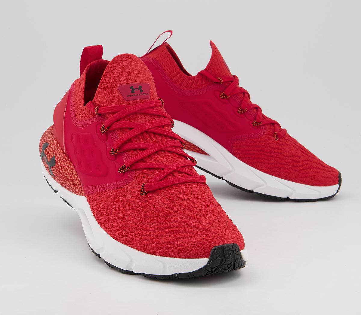 Under Armour Hovr Sonic Phantom 2 Trainers Fireball Venom Red Black ...