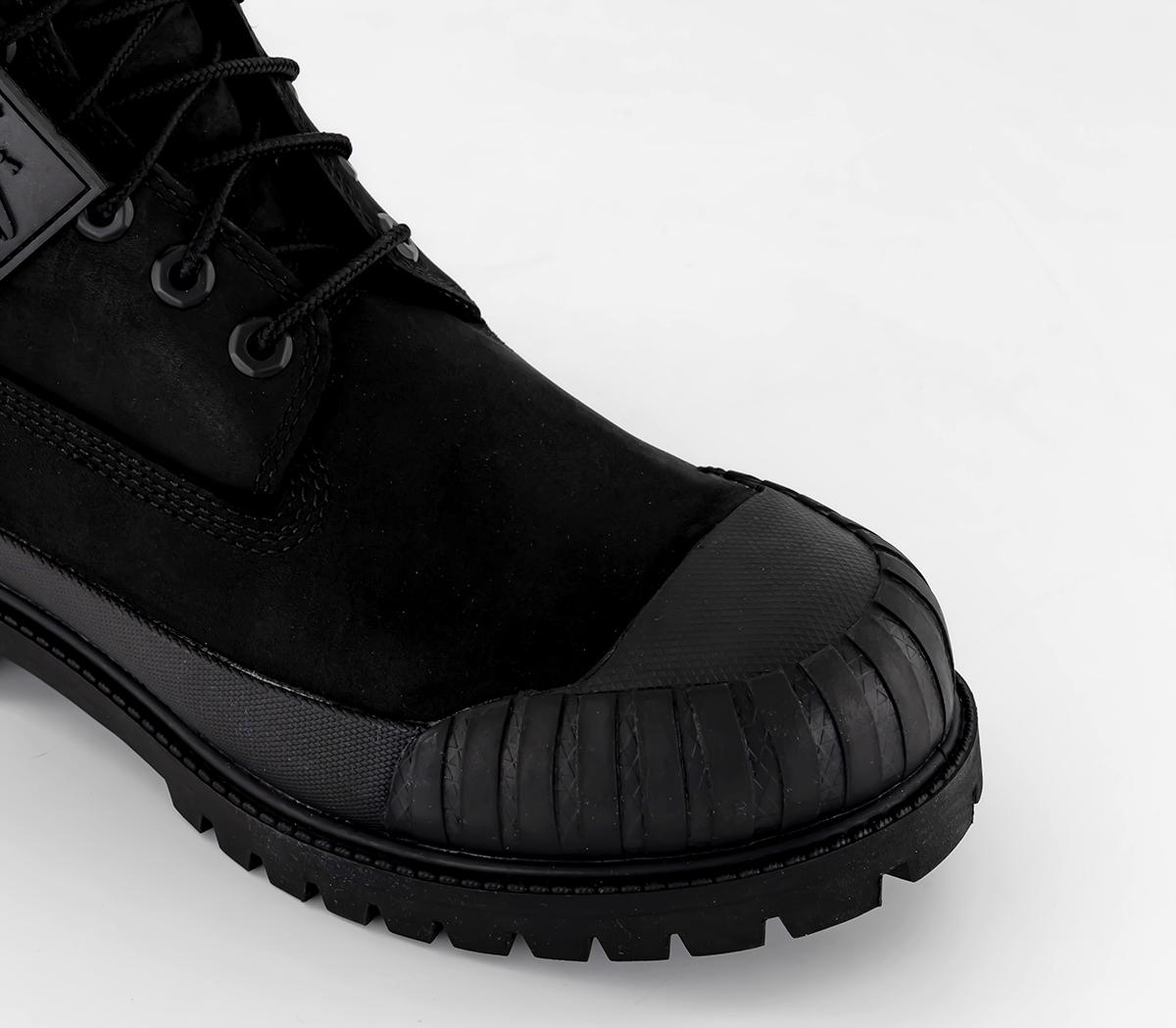 Timberland 6 In Premium Rubber Toe Boots Black - Men’s Boots