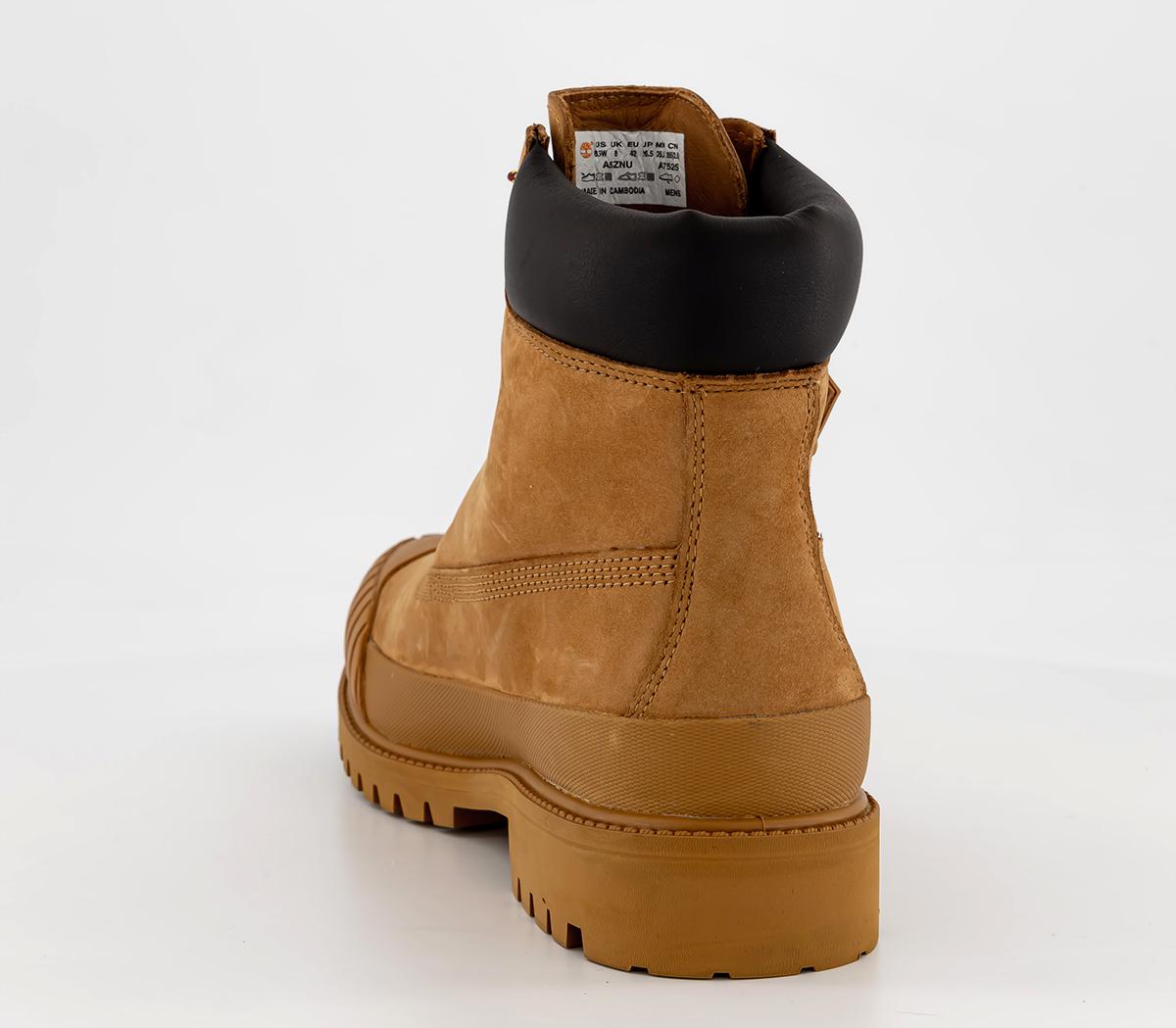 Timberland 6 In Premium Rubber Toe Boots Wheat - Men’s Boots