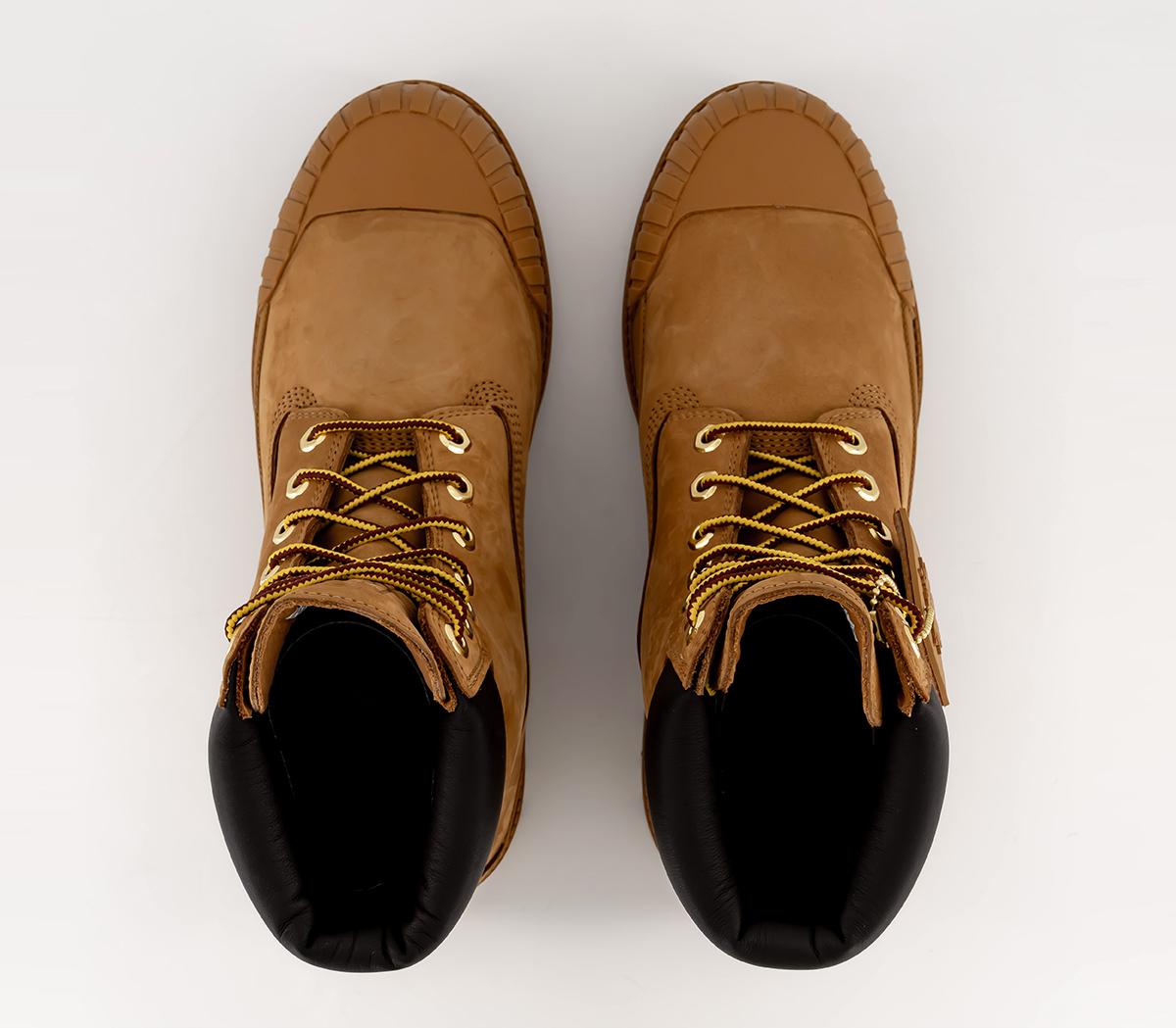Timberland 6 In Premium Rubber Toe Boots Wheat - Men’s Boots