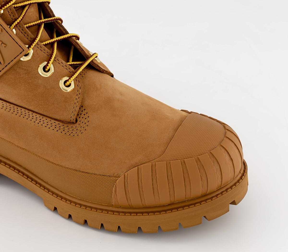 Timberland 6 In Premium Rubber Toe Boots Wheat - Men’s Boots