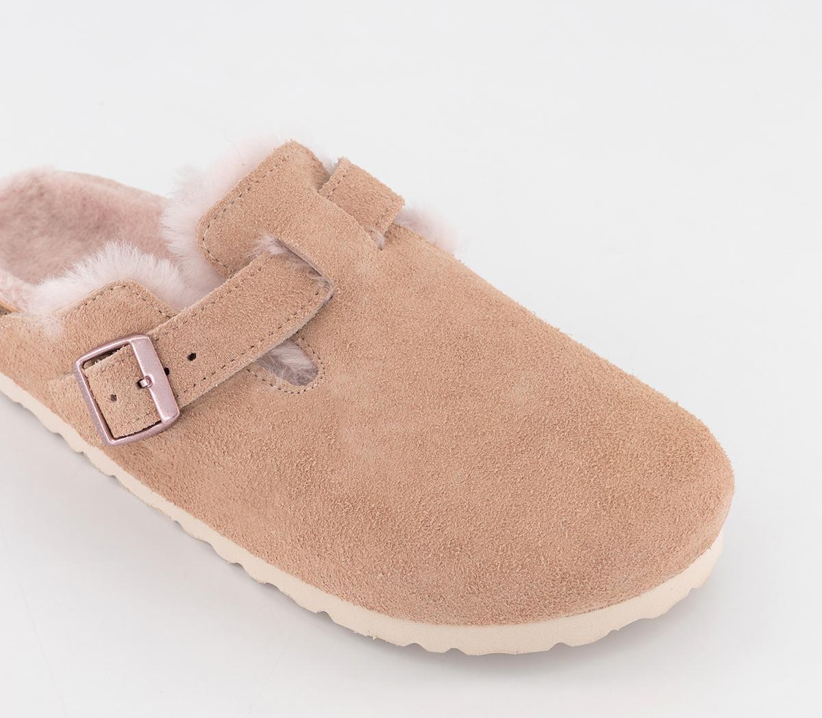 BIRKENSTOCK Boston Shearling Clogs Light Rose - Premium Gifts