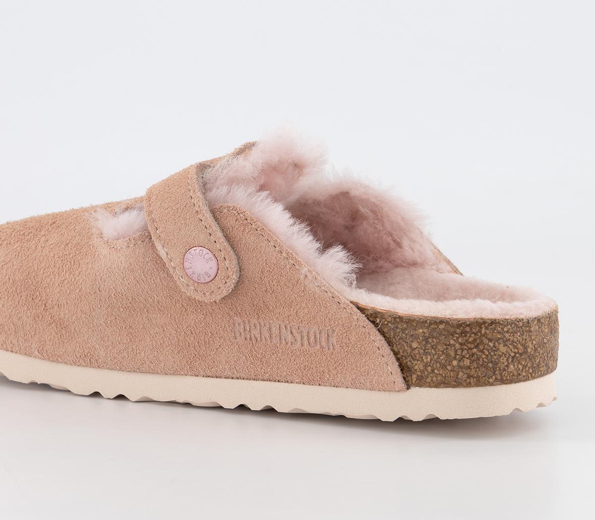 BIRKENSTOCK Boston Shearling Clogs Light Rose - Premium Gifts