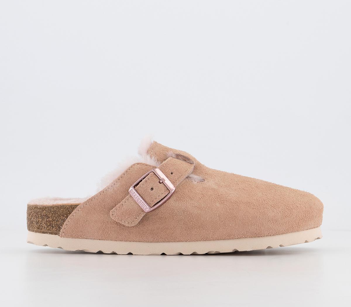 BIRKENSTOCK Boston Shearling Clogs Light Rose - Premium Gifts