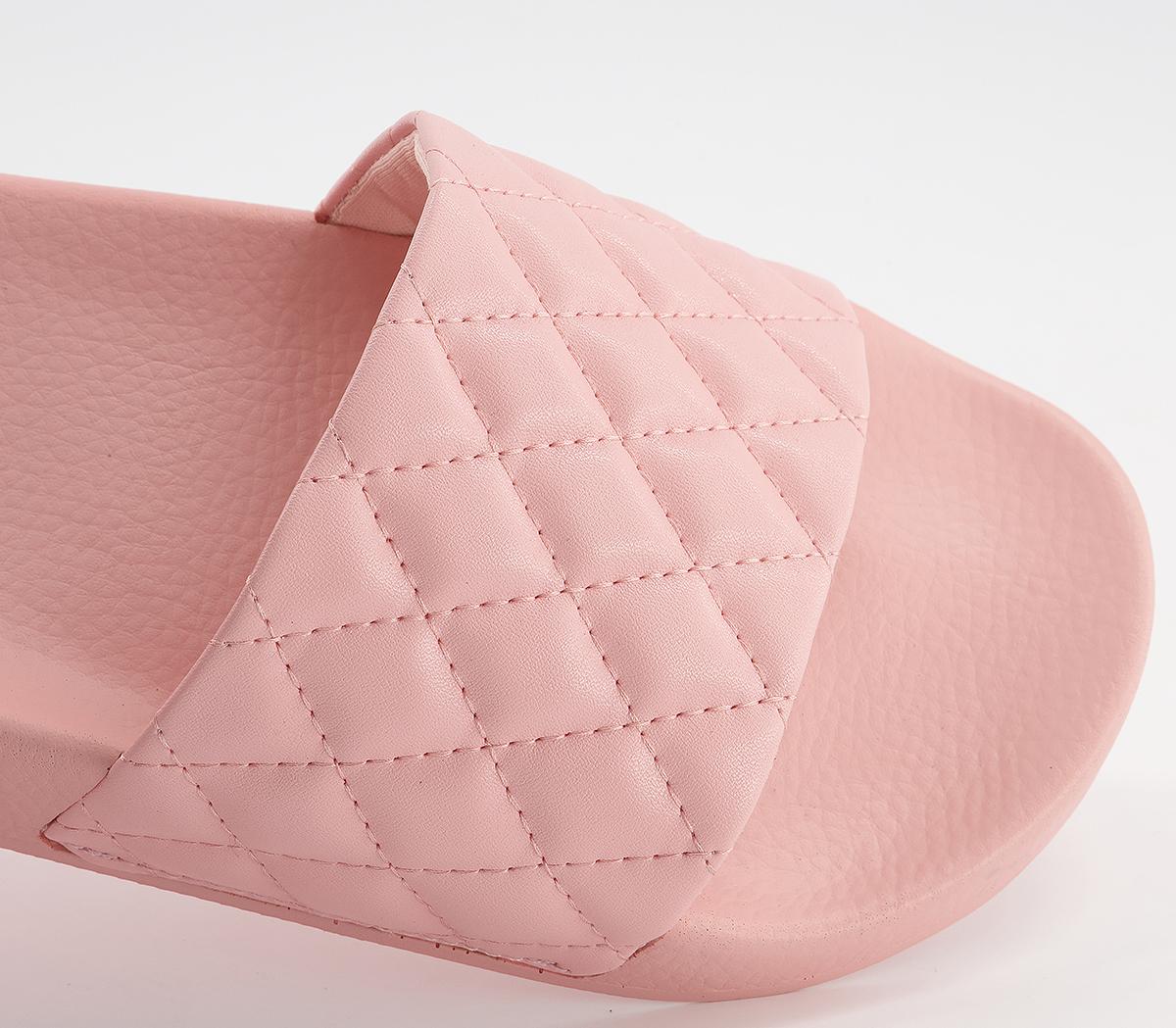 OFFICE Sunlight Quilted Pool Sandals Pink Quilt - Women’s Sandals