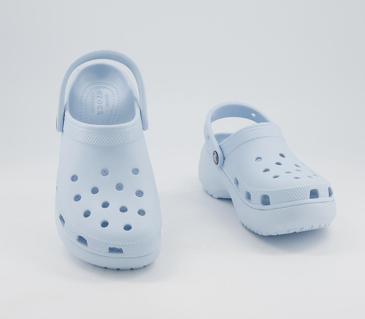 Crocs Platform Clogs Mineral Blue - Women’s Sandals