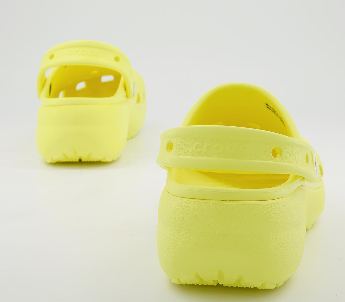 Crocs Platform Clogs Banana Yellow - Pastel Trainers & Shoes