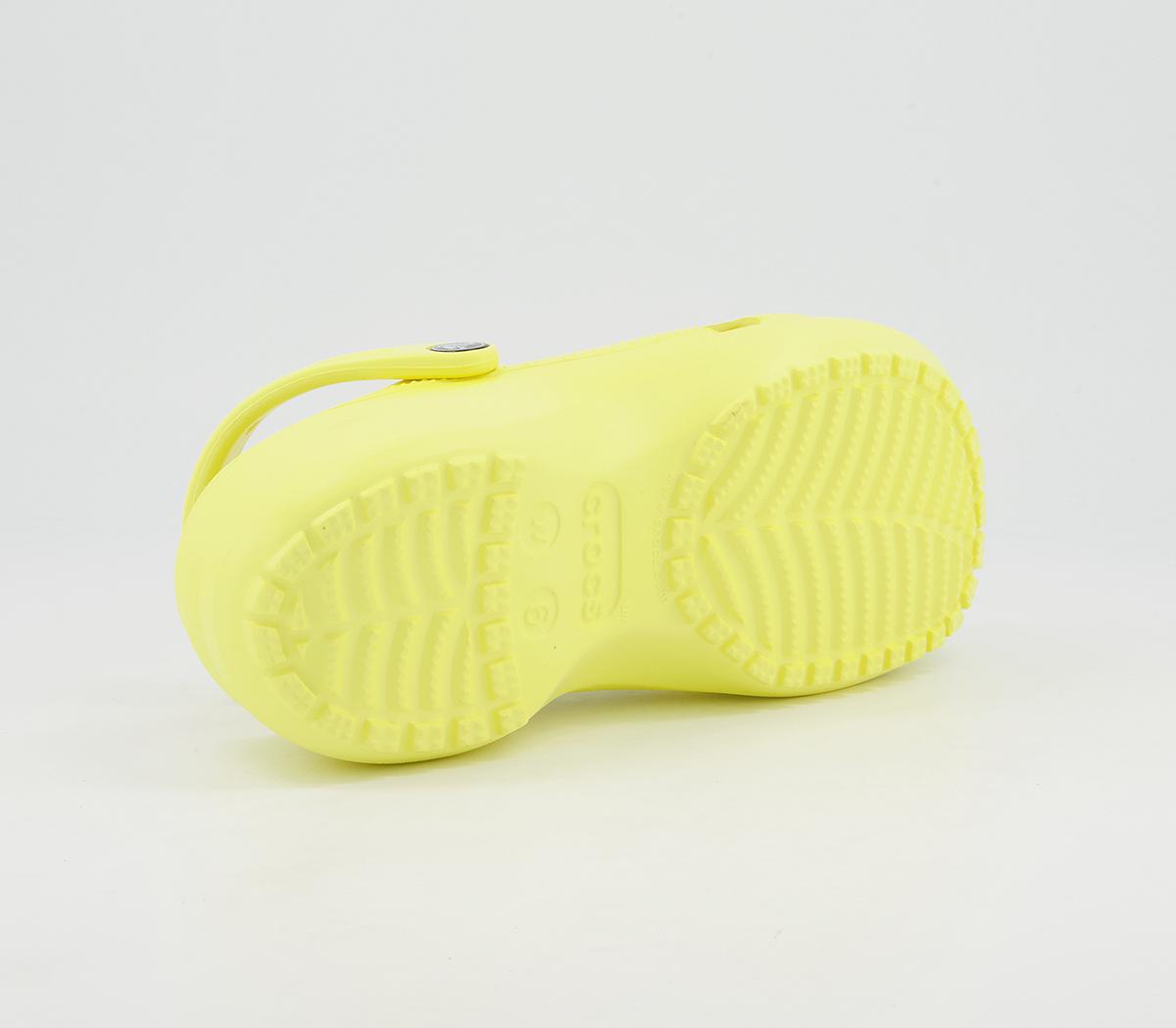 Crocs Platform Clogs Banana Yellow - Pastel Trainers & Shoes