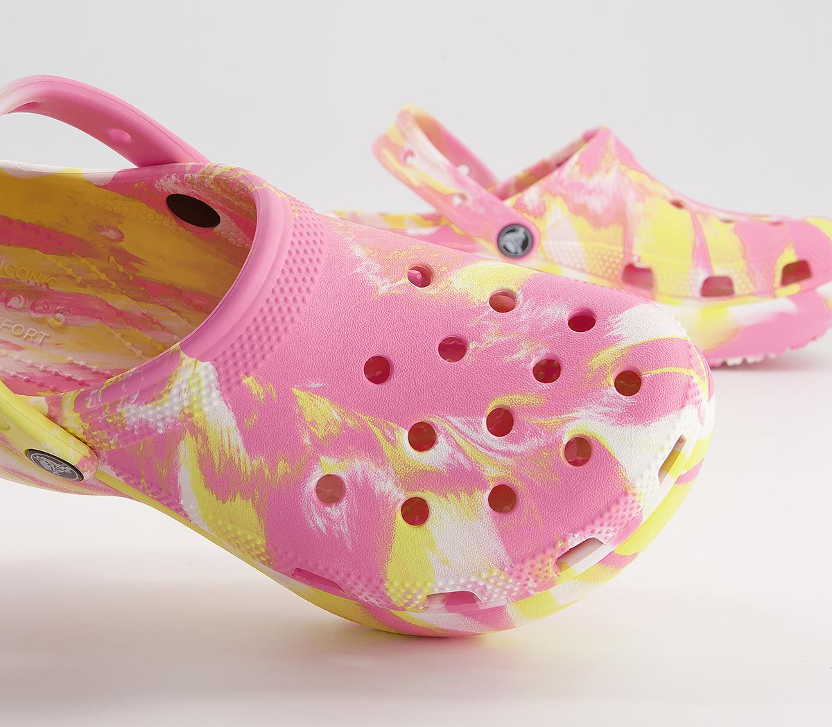 Crocs Platform Clogs Pink Lemonade Multi - Pastel Trainers & Shoes