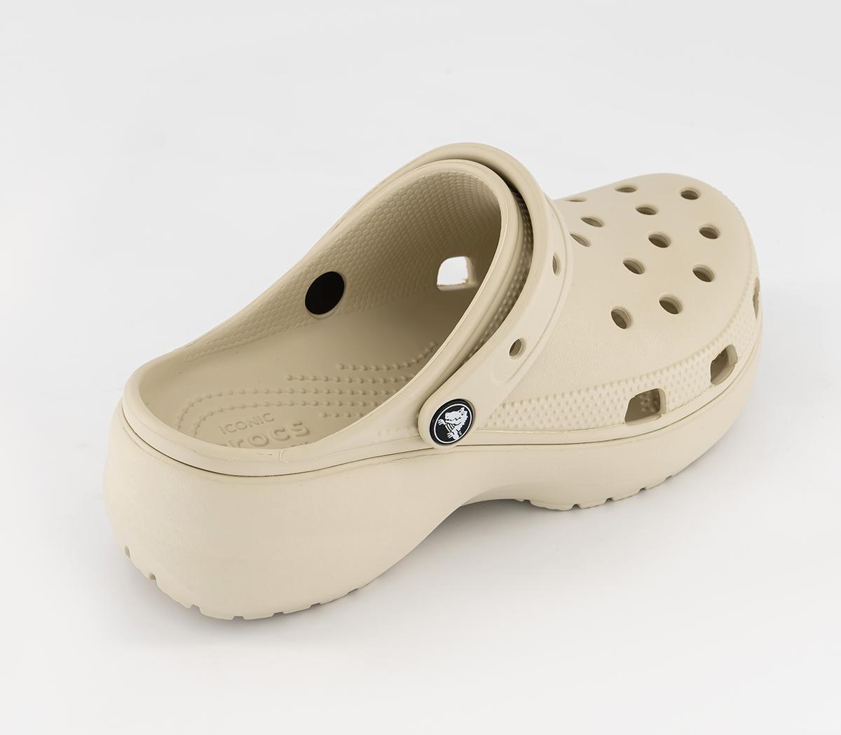 Crocs Platform Clogs Bone - Holiday Shop