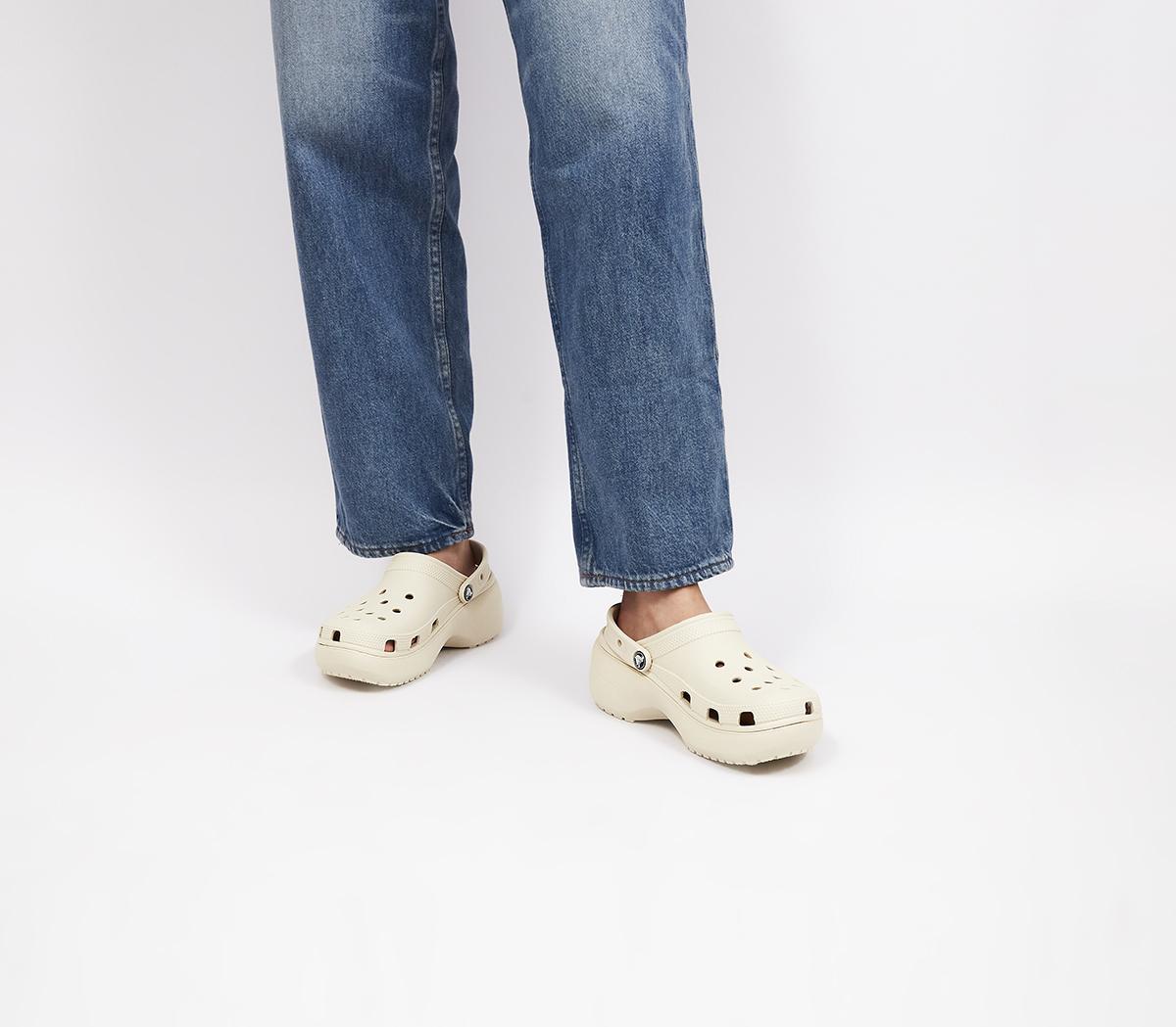Crocs Platform Clogs Bone - Women’s Sandals