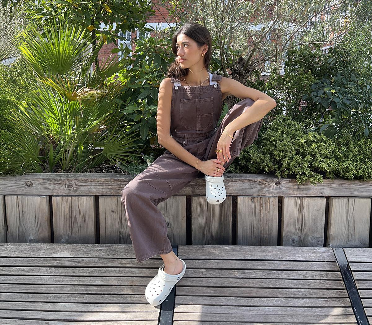 Crocs Classic Clogs Linen - Flat Shoes for Women