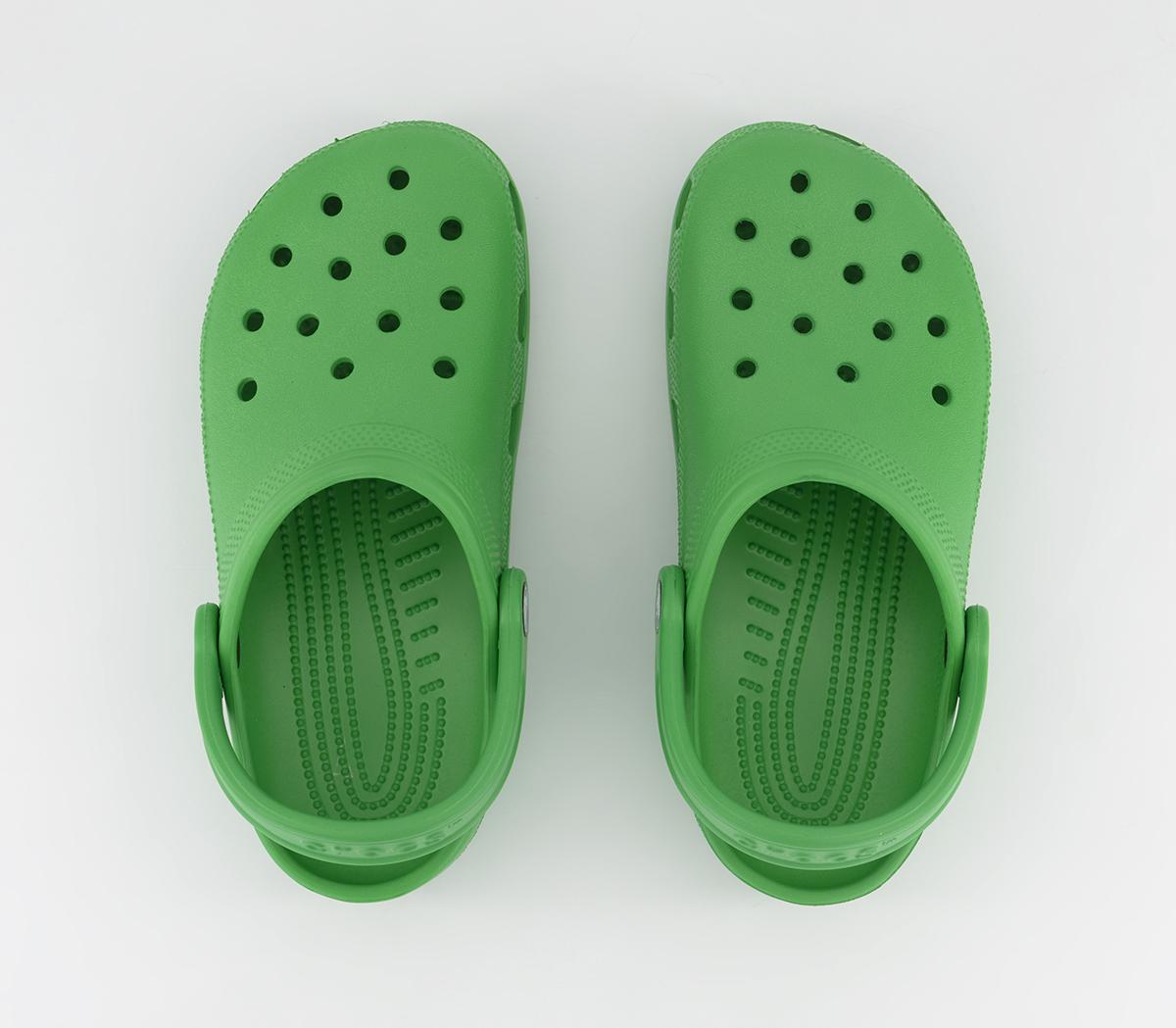Crocs Classic Clogs Grass Green - Flat Shoes for Women