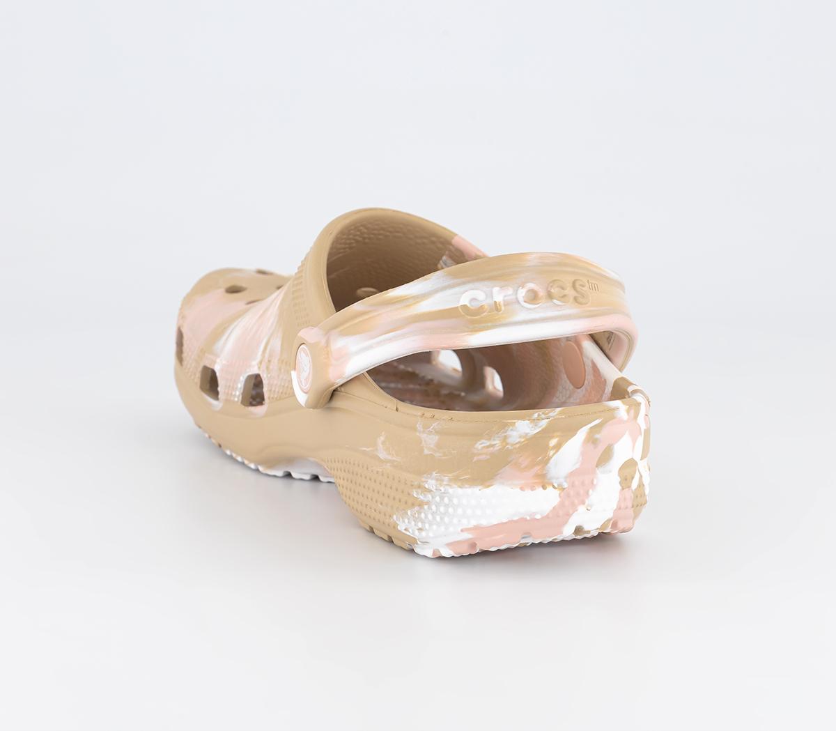 Crocs Classic Clogs Chai Pink Rose - Flat Shoes for Women