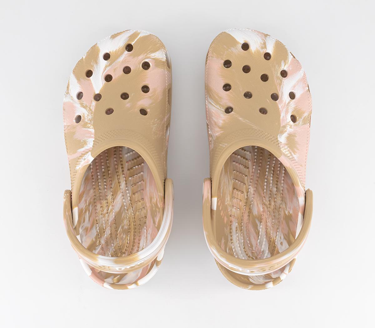 Crocs Classic Clogs Chai Pink Rose - Flat Shoes for Women