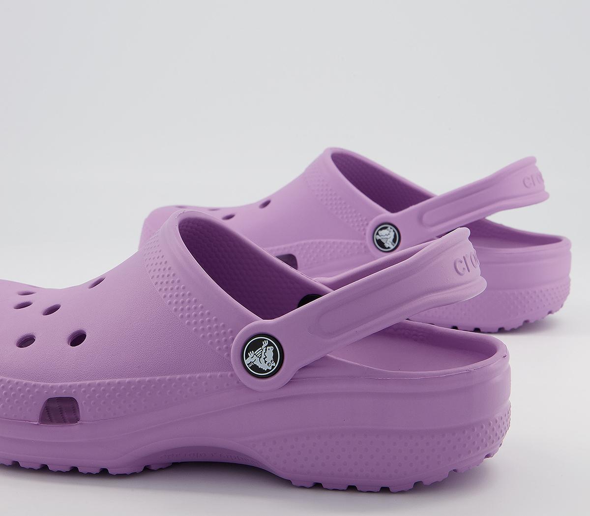 Crocs Classic Clogs Orchid - Flat Shoes for Women
