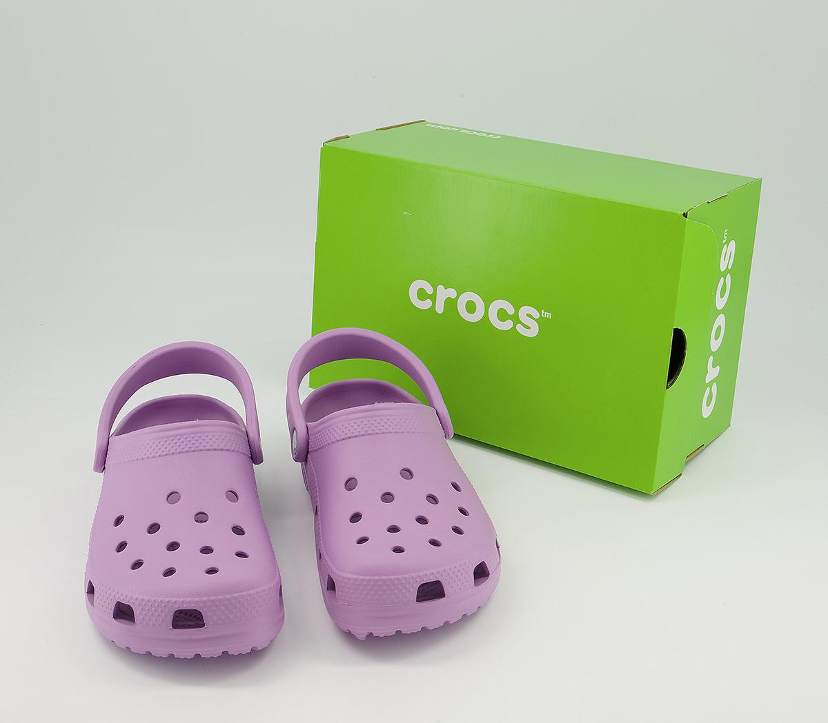 Crocs Classic Clogs Orchid - Flat Shoes for Women