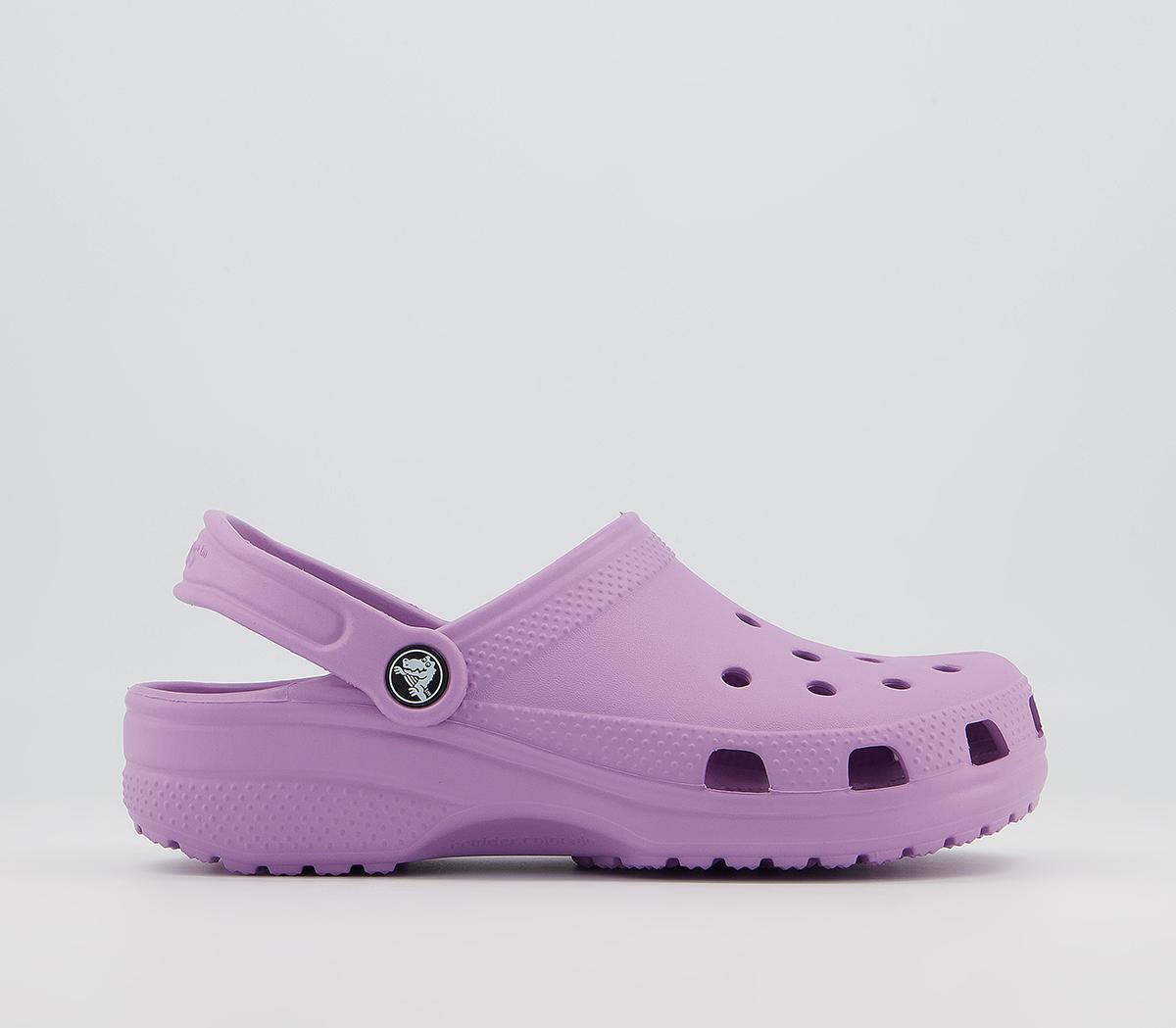 Crocs Classic Clogs Orchid - Flat Shoes for Women