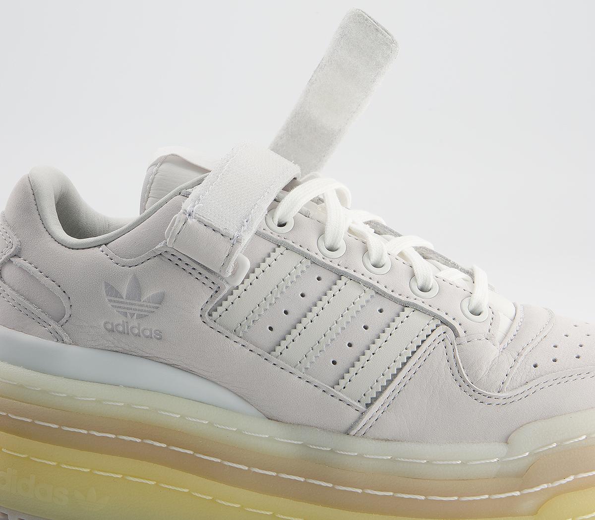 adidas Consortium Triple Platform Low Trainers Crystal White White ...
