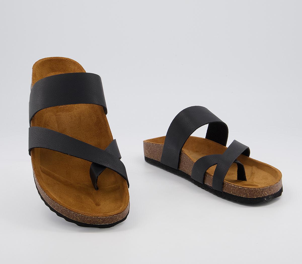 OFFICE Sanely Footbed Sandals Black - Women’s Sandals