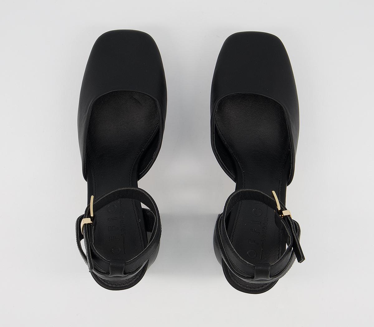 OFFICE Hayward Platform Court Heels Black - High Heels