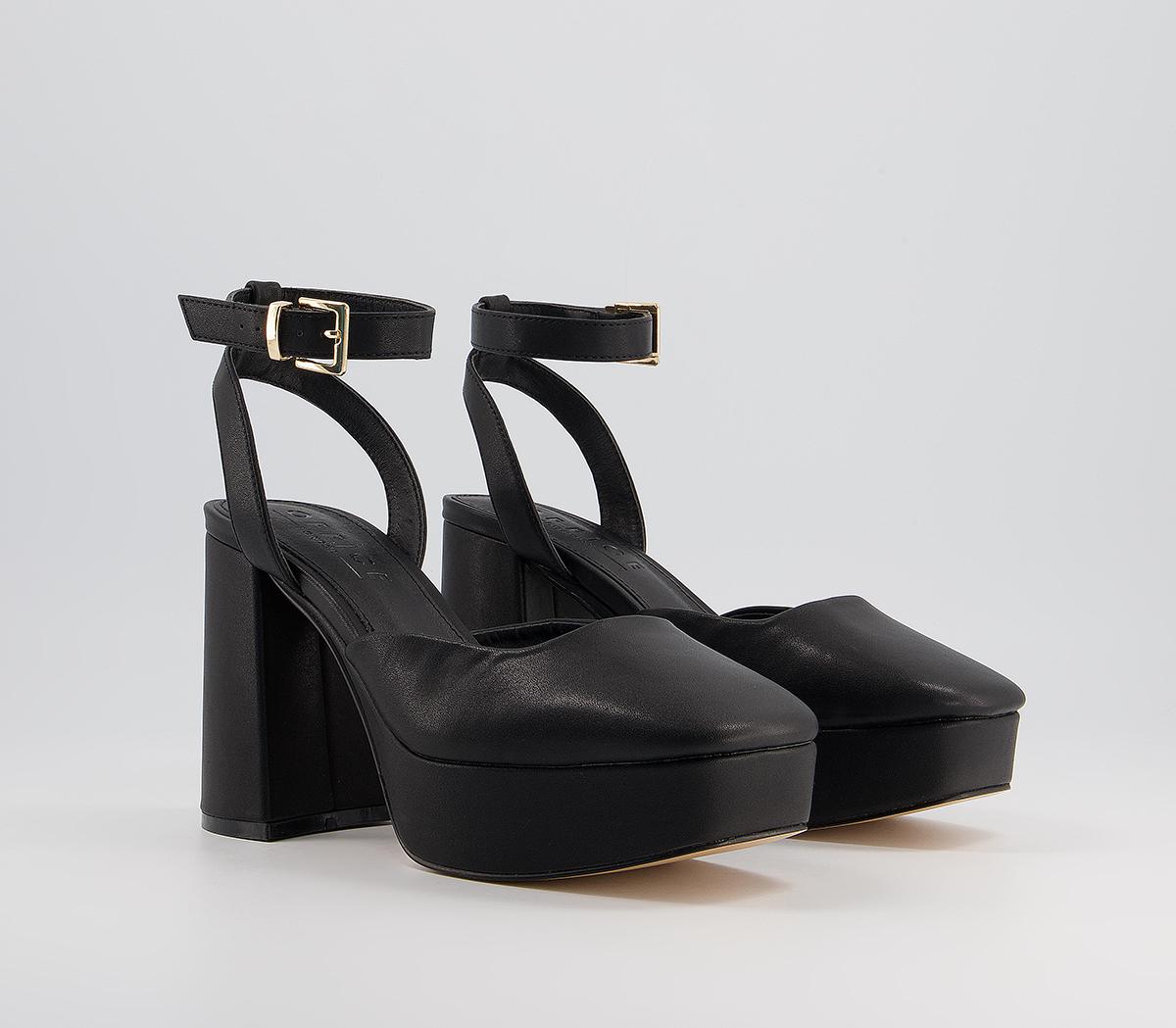 OFFICE Hayward Platform Court Heels Black - High Heels