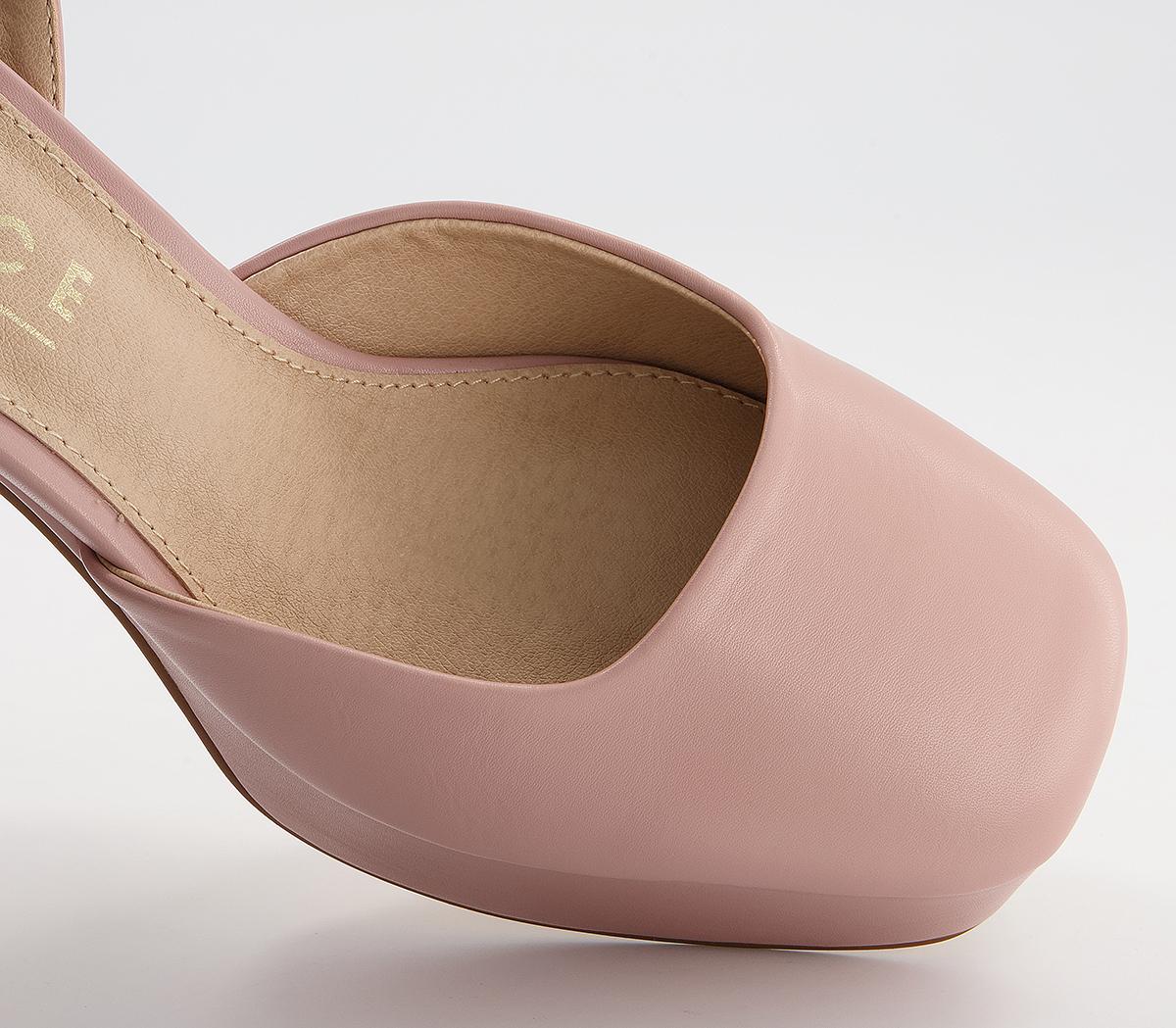OFFICE Hayward Platform Court Heels Beige - High Heels