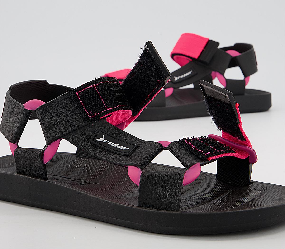 Rider Rider Free Sandals Pink Black - Women’s Sandals