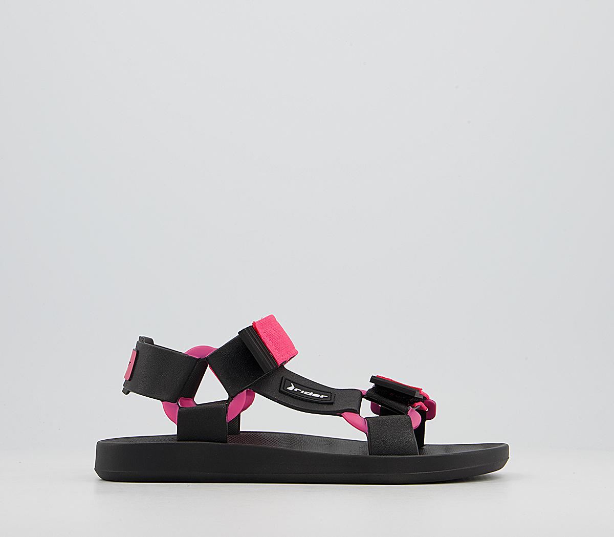 Rider Rider Free Sandals Pink Black - Women’s Sandals