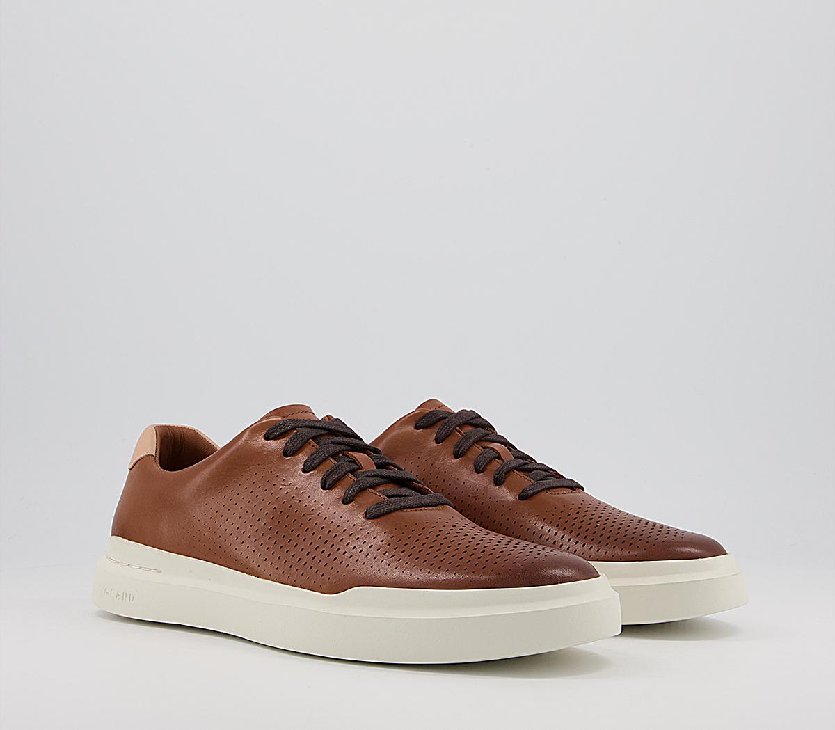 Cole Haan Grand Pro Rally Court Sneakers British Tan Ivory - Men's ...