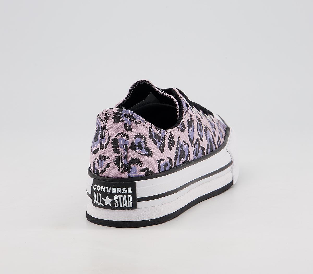 Converse All Star Eva Lift Low Youth Trainers Himalayan Salt Black ...