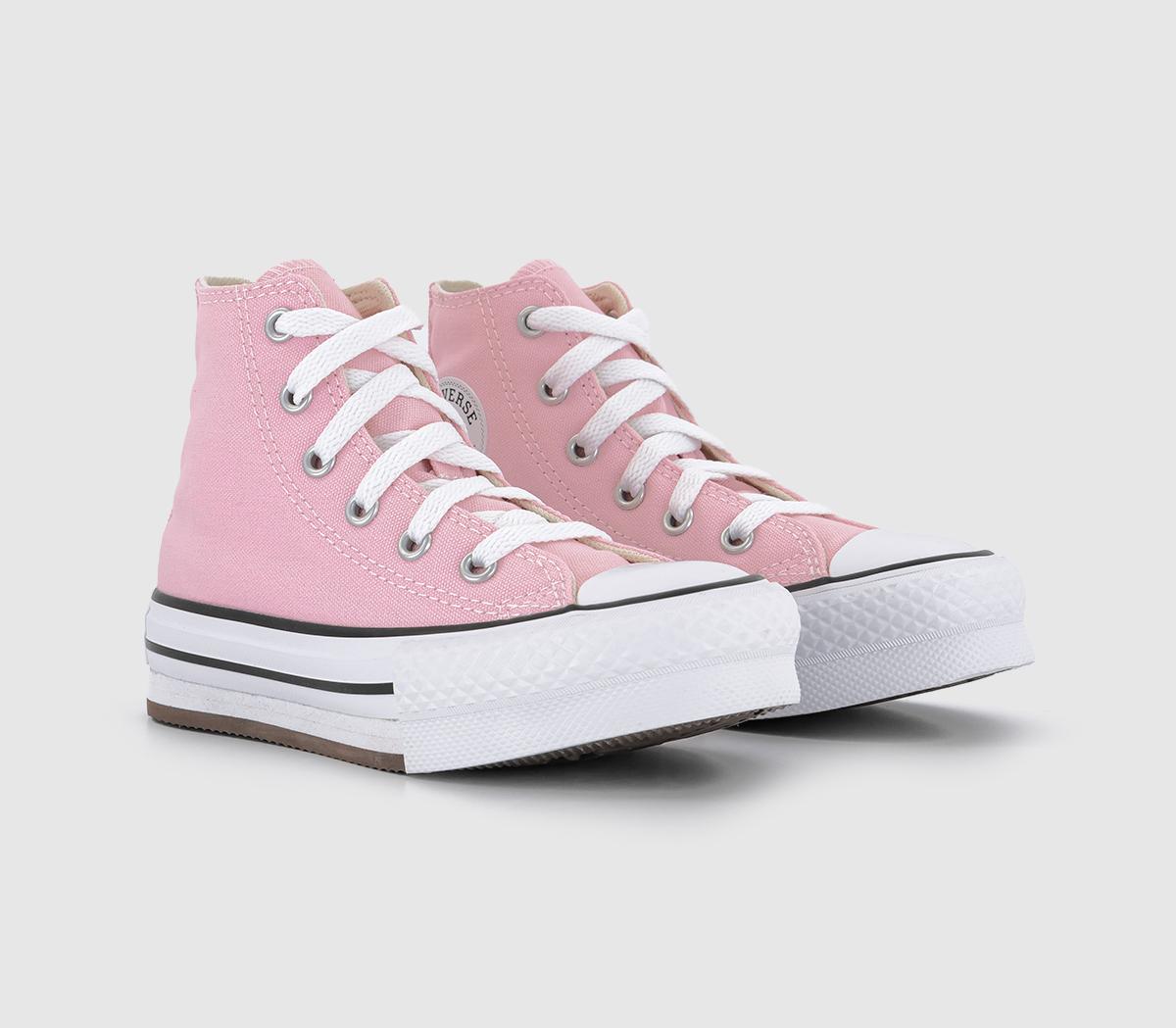 Converse All Star Eva Lift Hi Youth Sunrise Pink White - Unisex