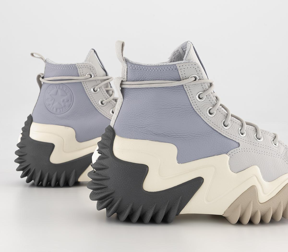 Converse Run Star Motion Platform Trainers Gravel Mouse Egret - Women's ...