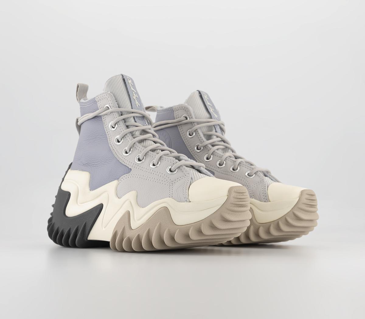 Converse Run Star Motion Platform Trainers Gravel Mouse Egret - Women's ...