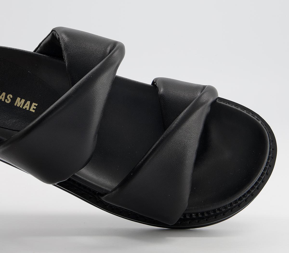 Alias Mae Paris Two Strap Slides Black - Women’s Sliders