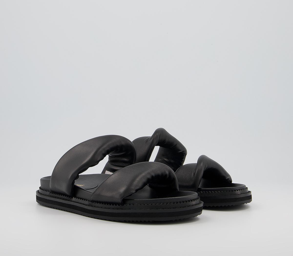 Alias Mae Paris Two Strap Slides Black - Women’s Sliders
