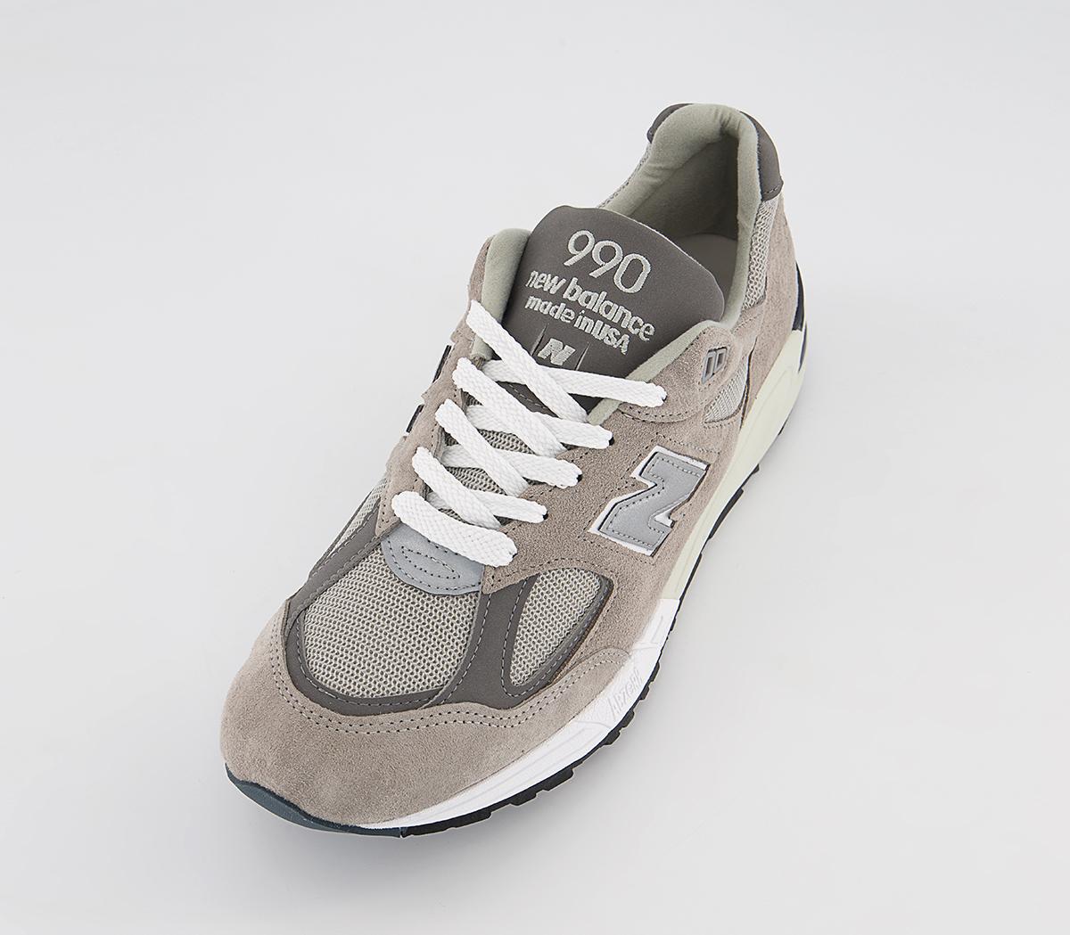 New Balance 990v2 Made in USA Trainers Grey Mius - Men's Trainers