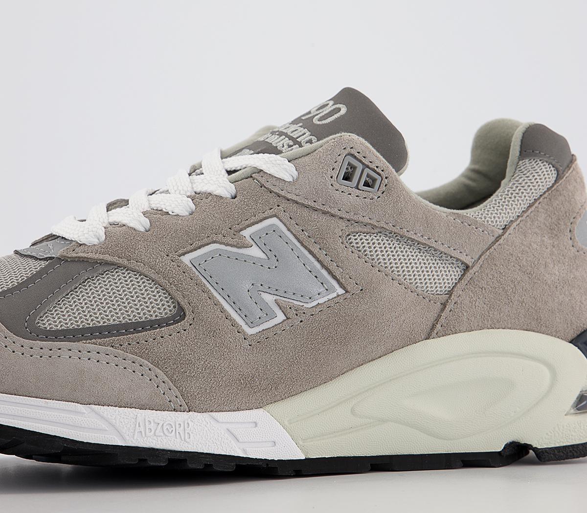 New Balance 990v2 Made in USA Trainers Grey Mius - Men's Trainers