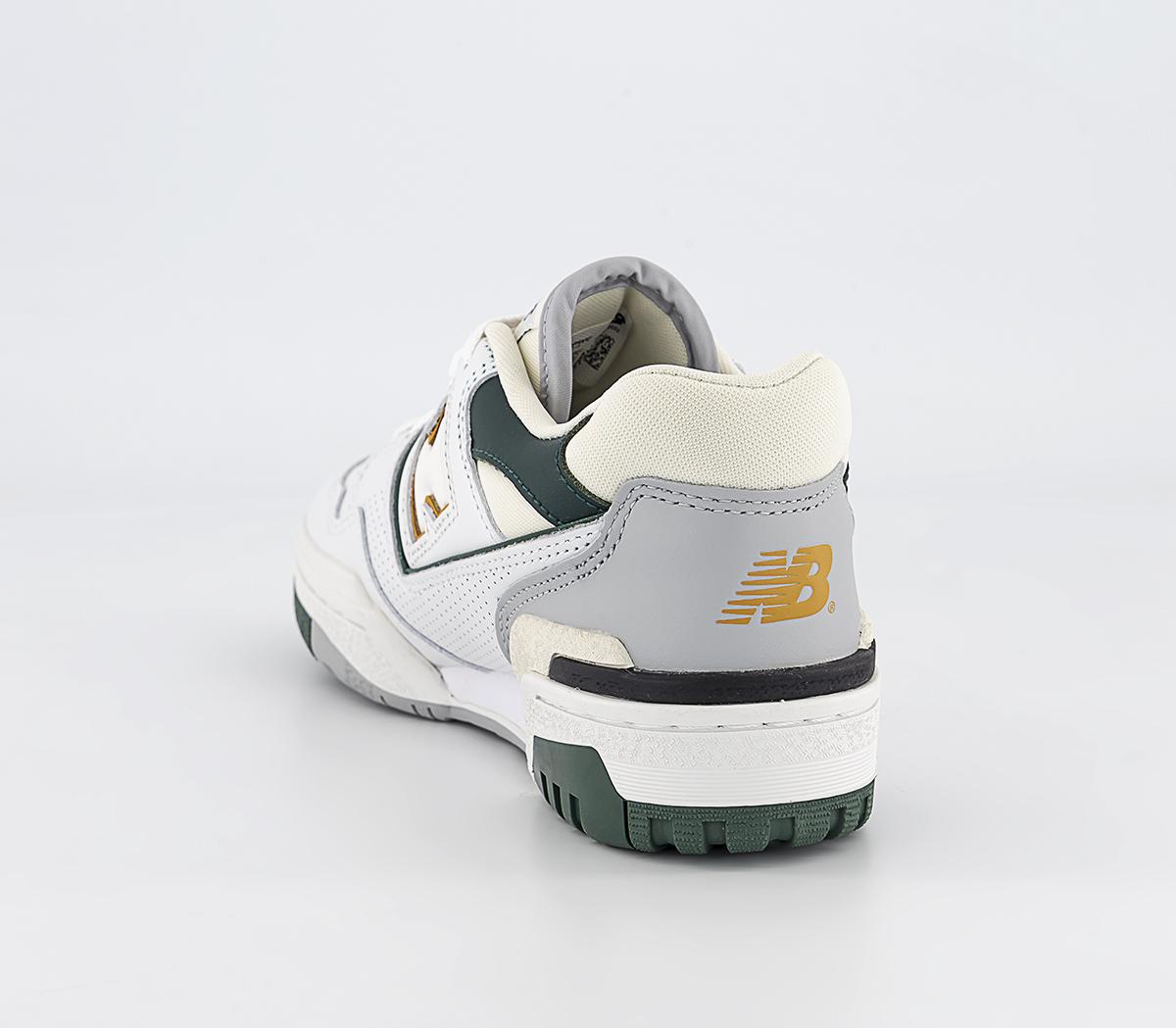 New Balance BB550 Trainers White Nightwatch Green - Unisex Sports