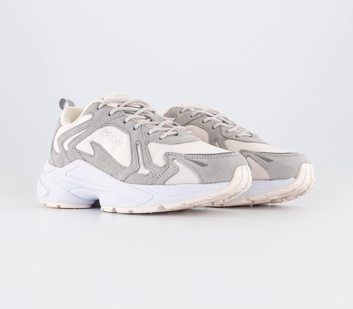 Fila Fila Heroics Trainers White Pink Grey - Women's Trainers