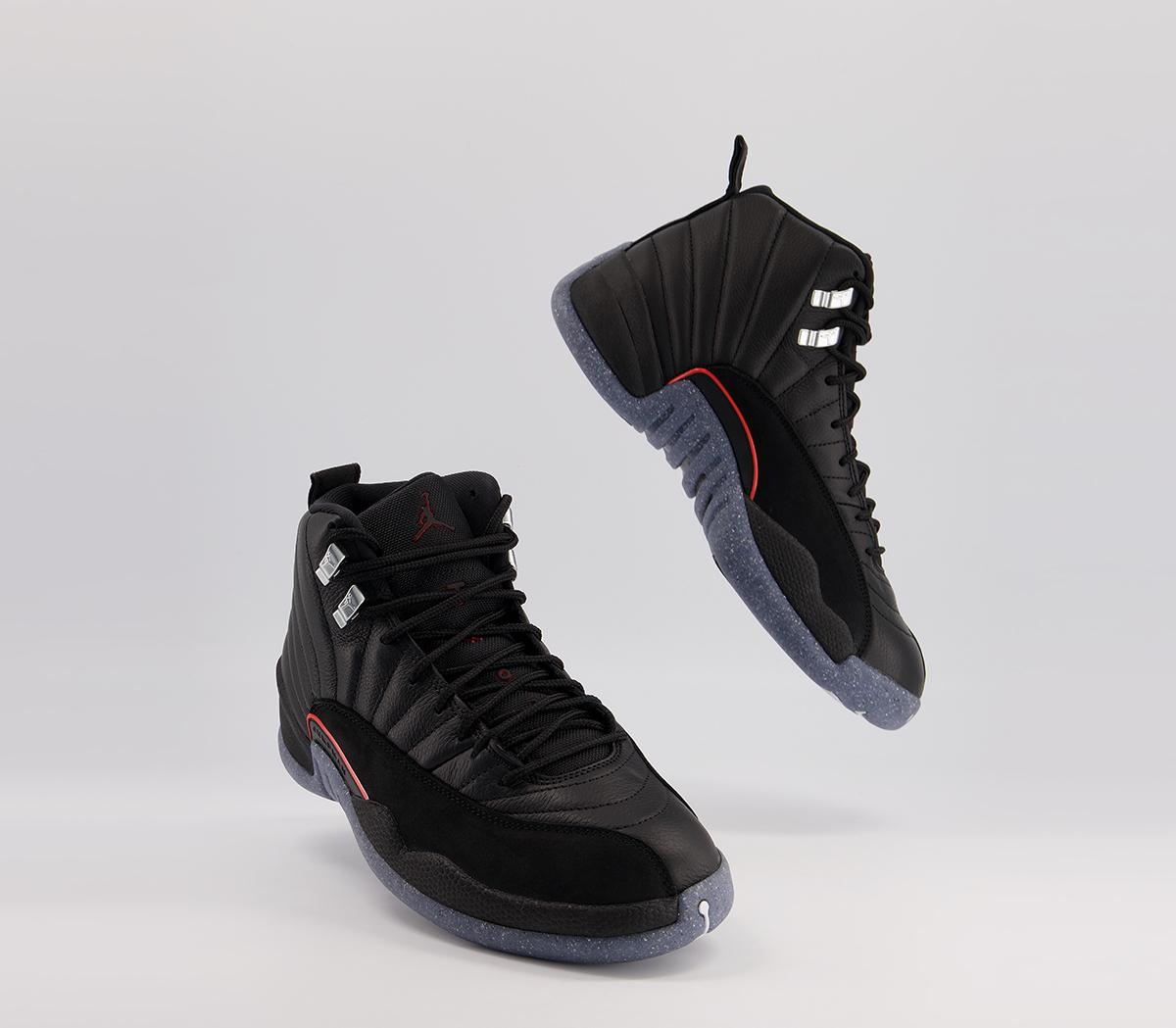 Jordan Air Jordan 12 Retro Trainers Black Black Multi - Men's Premium ...