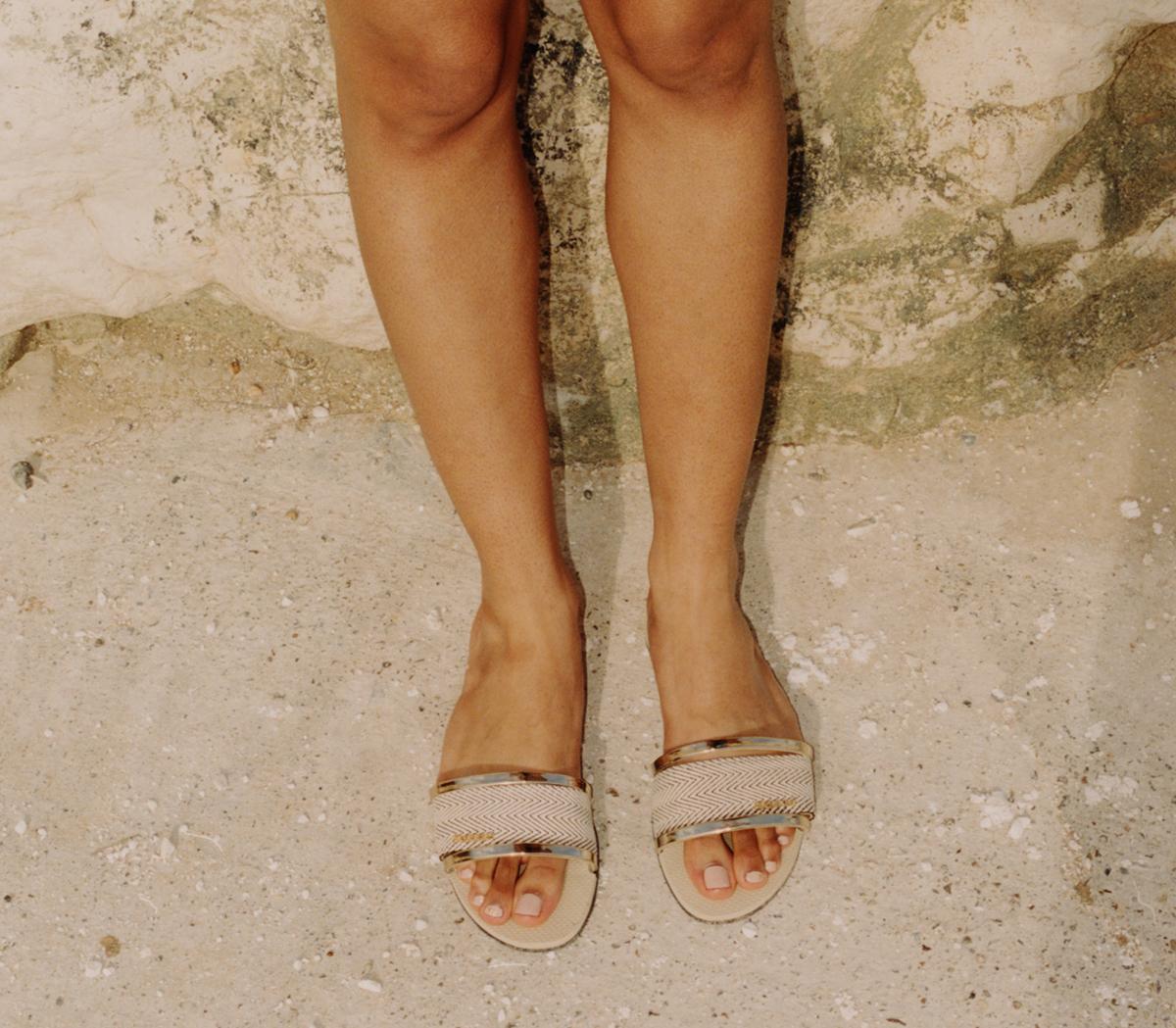 Havaianas You Trancoso Premium Slides Sand Grey - Women’s Sliders