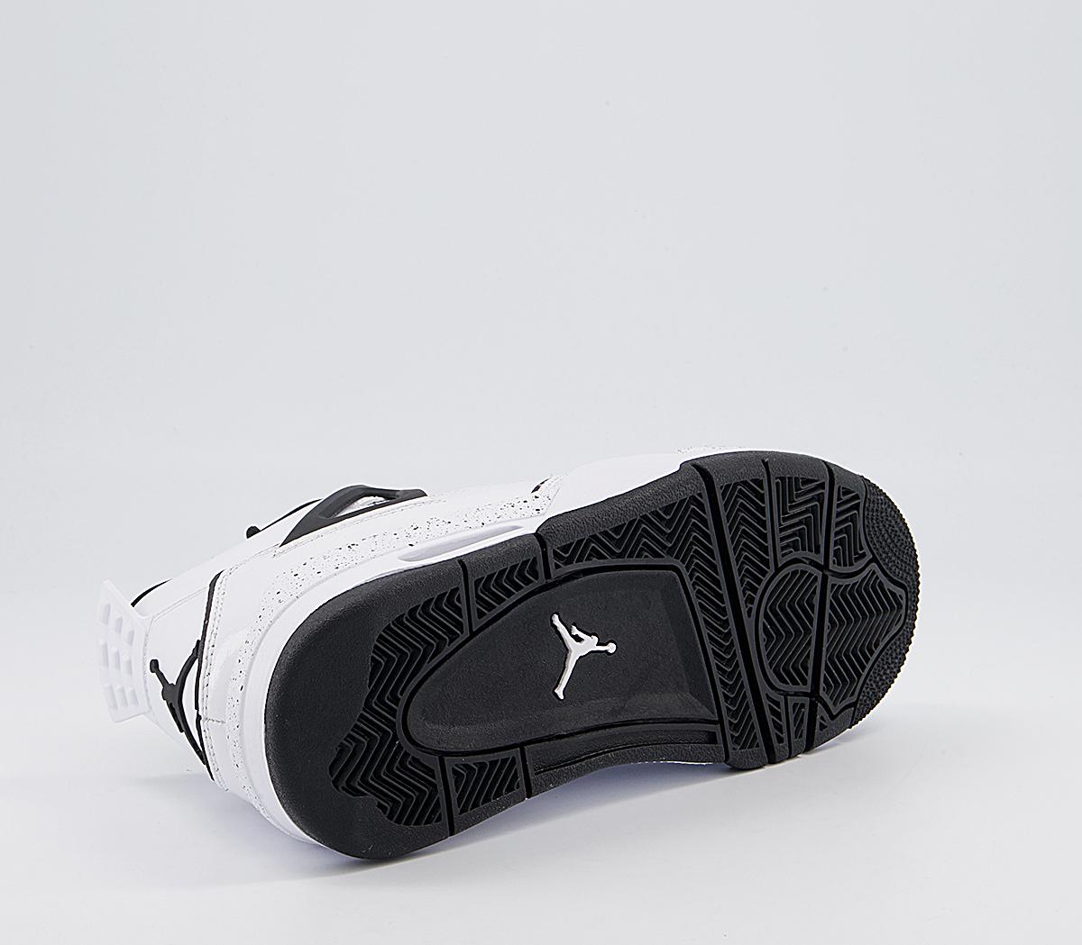 Jordan Air Jordan 4 Retro Diy Gs Trainers White Black Volt - Unisex Sports