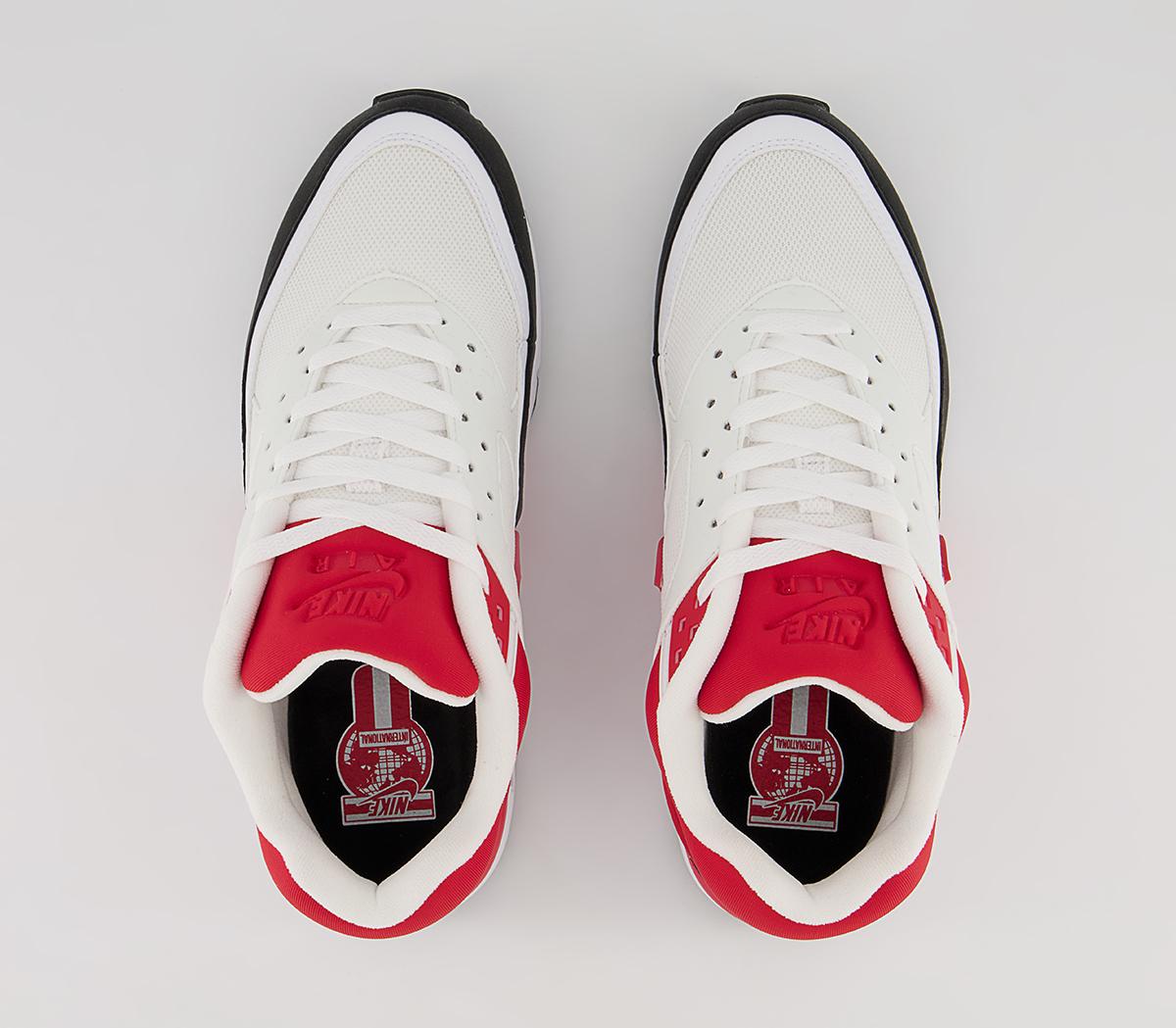 Nike Air Max Bw Og Trainers White Sport Red Black - Nike Air Max
