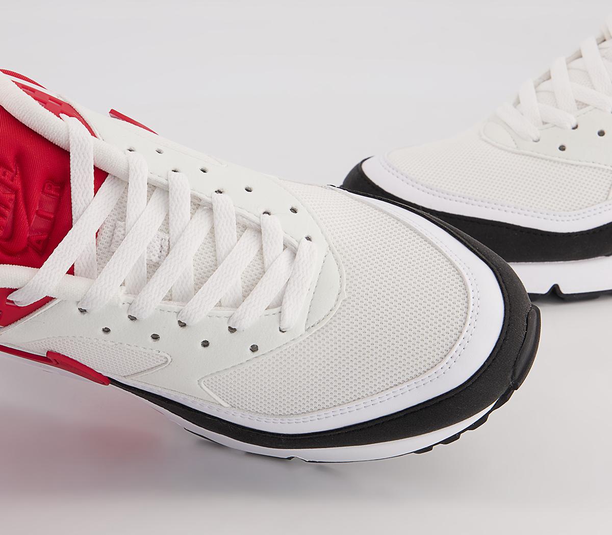 Nike Air Max Bw Og Trainers White Sport Red Black - Nike Air Max