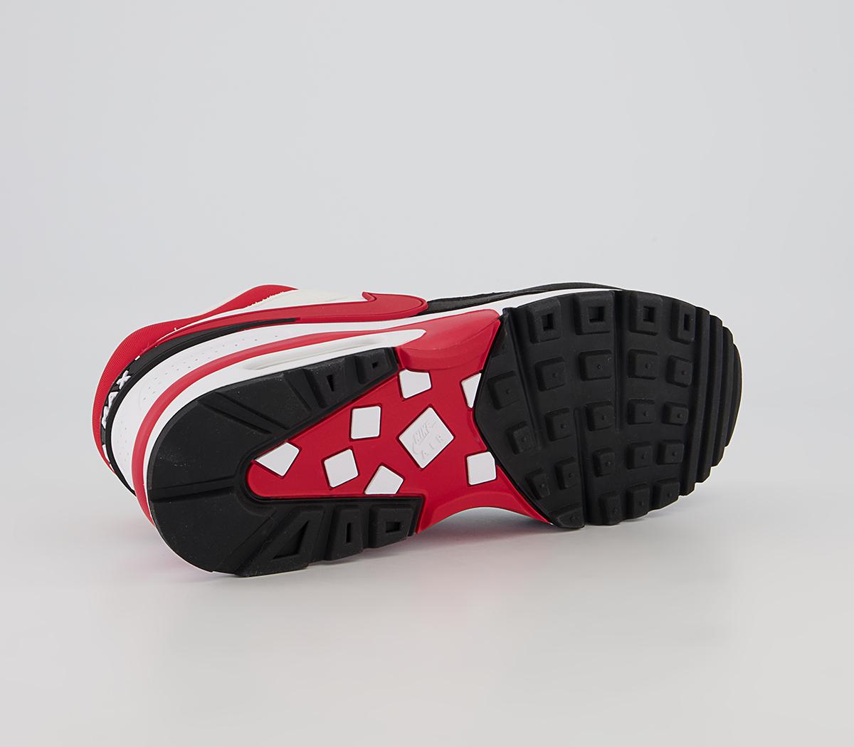 Nike Air Max Bw Og Trainers White Sport Red Black - Nike Air Max