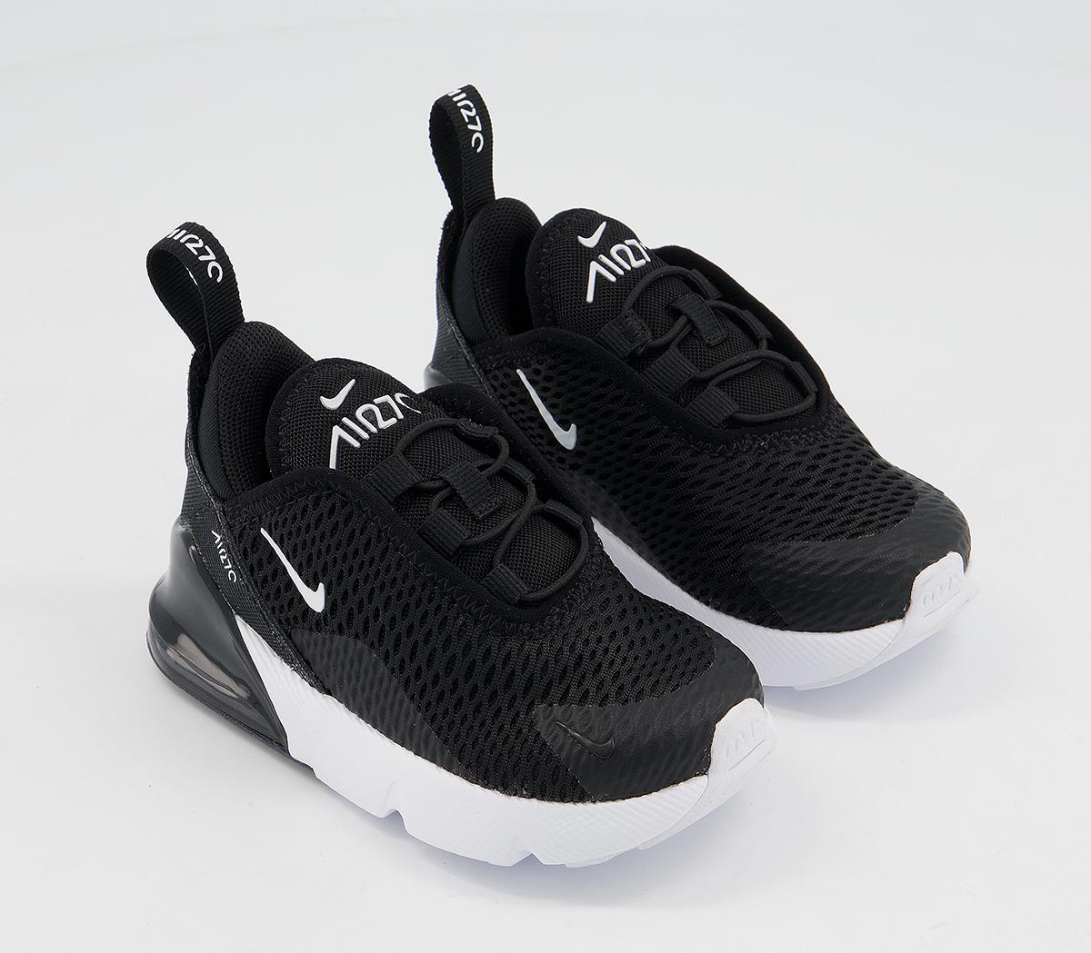 Nike Air Max 270 Toddler Trainers Black White - Unisex
