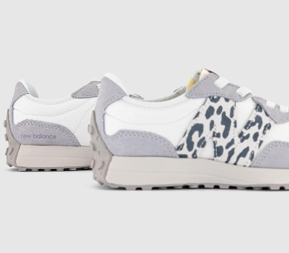 New Balance 327 Kids Trainers Raincloud Leopard - Unisex