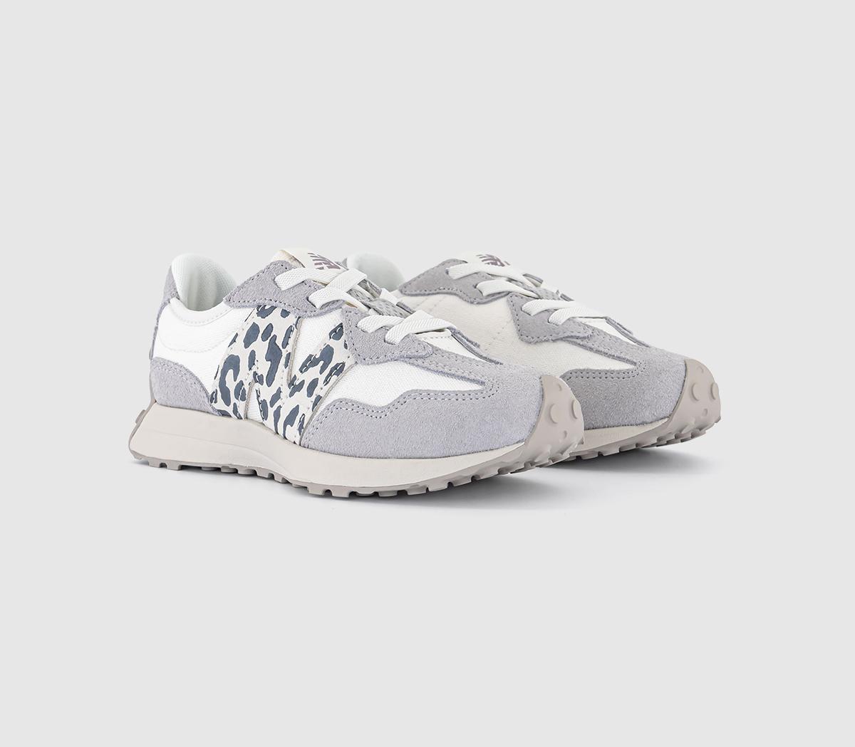 New Balance 327 Kids Trainers Raincloud Leopard - Unisex